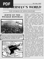 Germany's 1920s: Economic, Political, Social Issues | PDF | Weimar ...