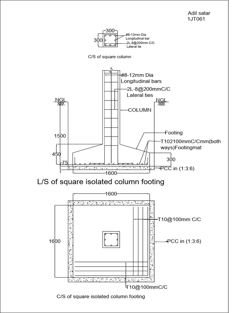Bot Isolated Footing | PDF