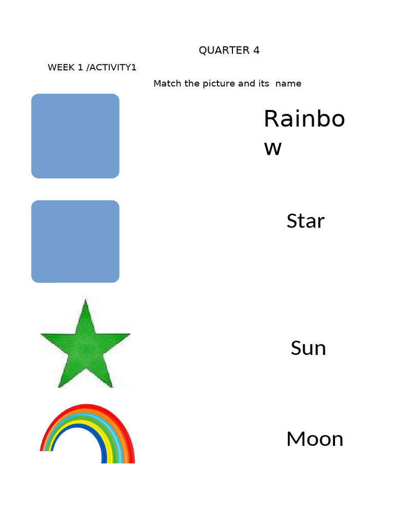 QUARTER 4 Activity Week 1 | PDF