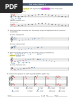 Major and Minor Scales Overview | PDF | Minor Scale | Music Theory