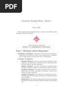Grade 9 Chemistry Unit 4 | PDF | Chemical Substances | Stoichiometry