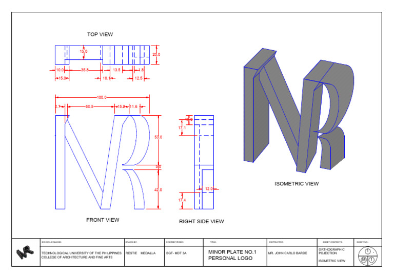 Plates No.1 Personal Logo | PDF
