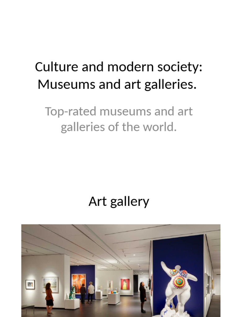 lesson7. art gallery | PDF