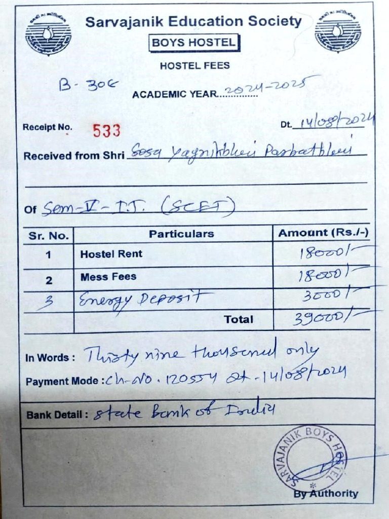 hostel id card yagnik | PDF