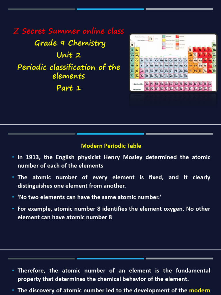 Grade 9 Chemistry Unit 2 | PDF | Ion | Chemical Elements