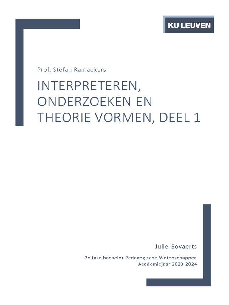 SV - Interpreteren, Deel 1 | PDF