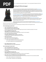 Baofeng UV 5R Programming Guide | PDF | Radio | Radio Technology