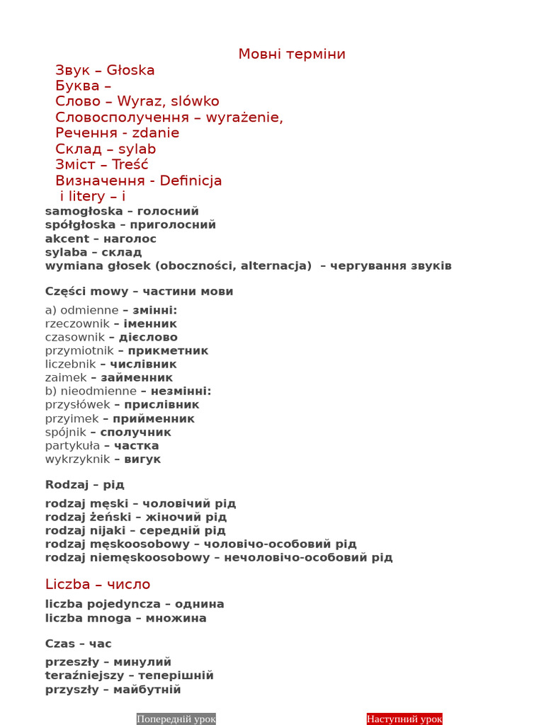 Terminy Szkola | PDF