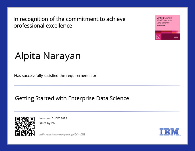 Getting Started With Enterprise Data Science Badge20231202-29-Yov9cl | PDF Getting Started With Enterprise Data Science Badge20231202-29-Yov9cl | PDF