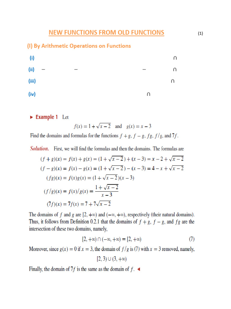 Lecture-2 , Functions (Cal-1) IBA | PDF