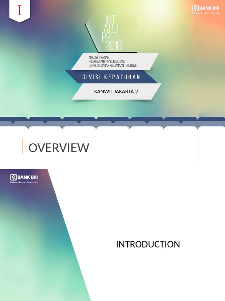 Kebijakan APU dan PPT BRI 2018 | PDF