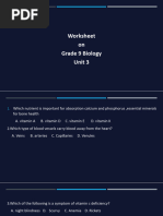 Grade 9 Biology Unit 5 Classification | PDF