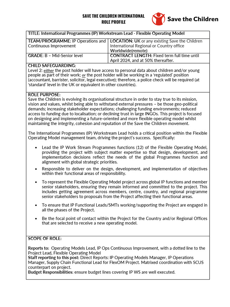 300001427607932_IP Workstream Lead - FlexOM - August 2023_HK FINAL ...