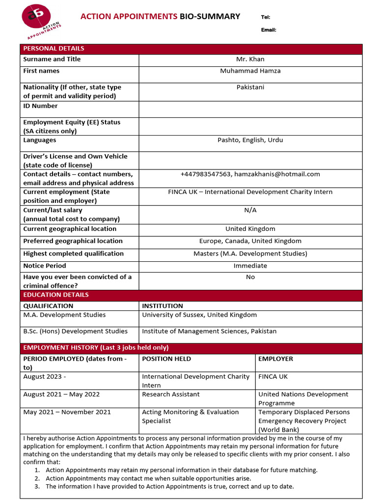 AA Bio Summary 2023 | PDF