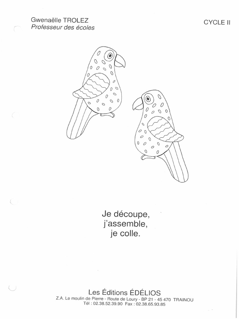 Je Découpe, J'assemble, Je Colle | PDF