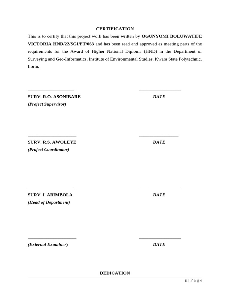 HND Surveying Certification | PDF | Surveying | Global Positioning System