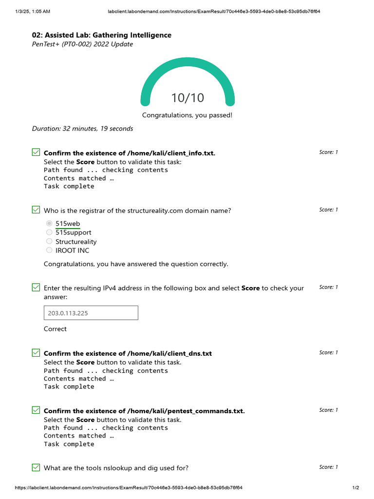 lab1 | PDF | Domain Name | Domain Name System