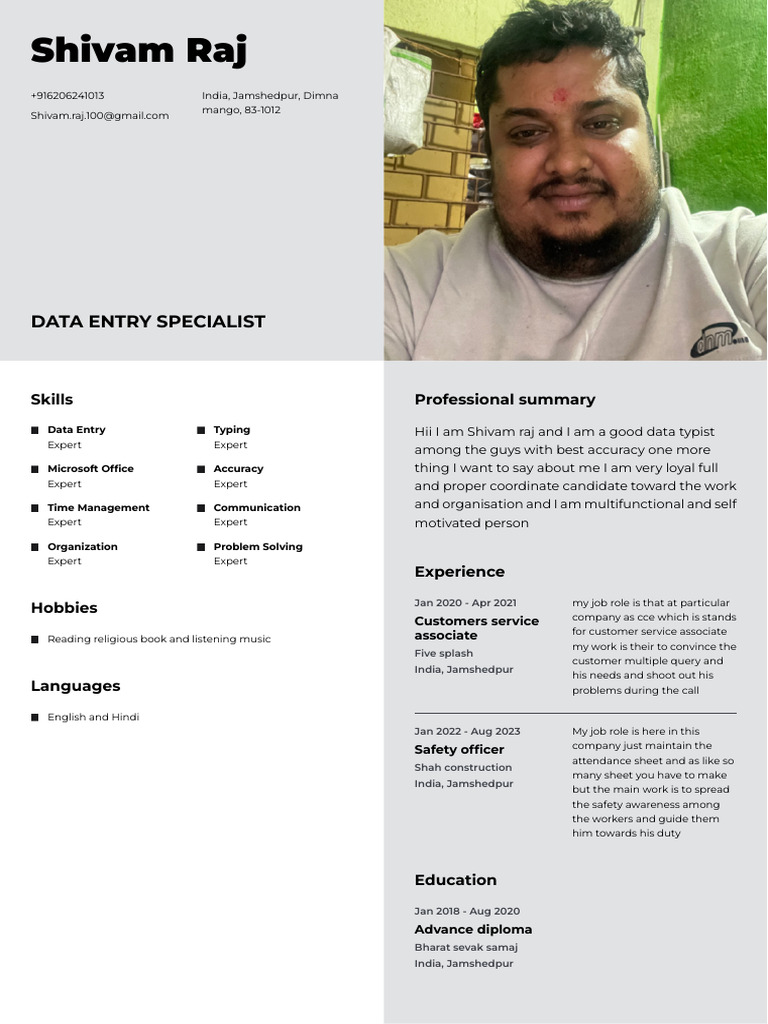 My resume | PDF | Computing