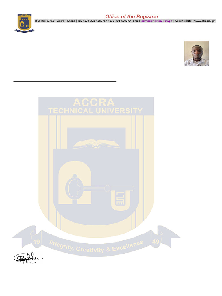 Ofori Prince | PDF | University