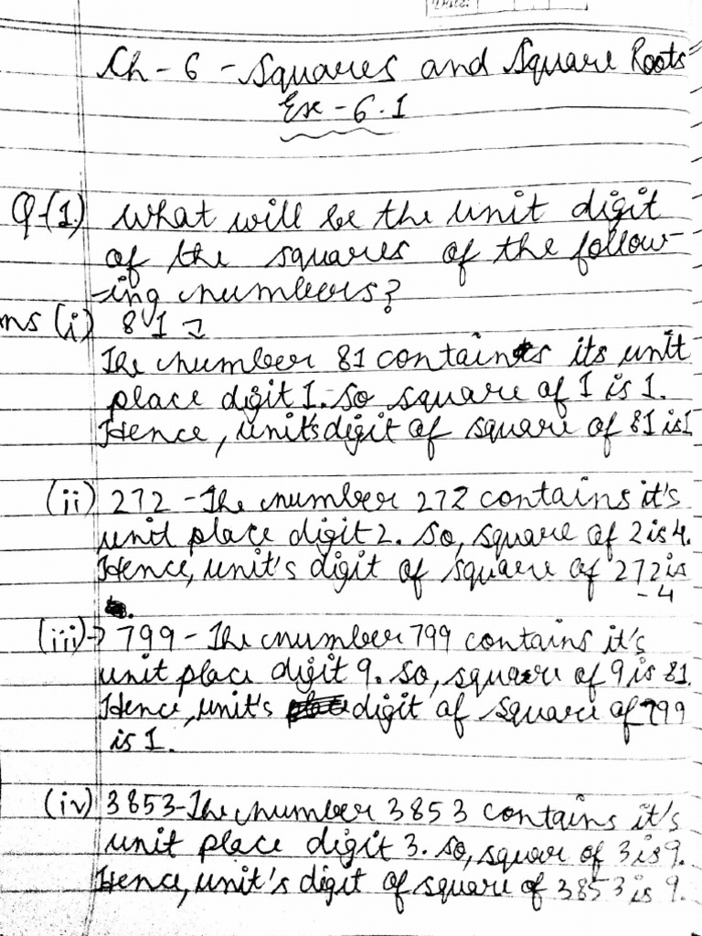 Ch 6 Math All Exercises | PDF