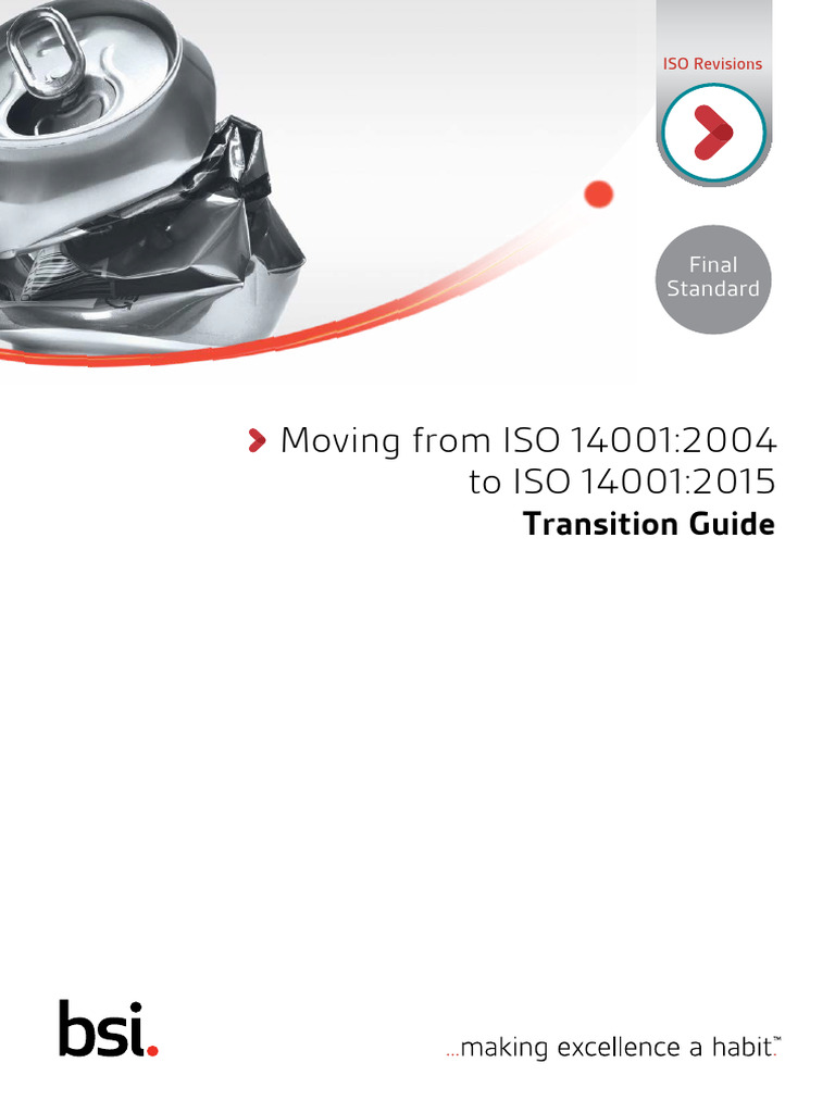 ISO 14001 Transition Guide Sept 2015 | PDF | Life Cycle Assessment | Risk