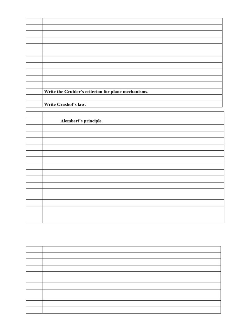 Two marks Qns Assignment | PDF | Gear | Kinematics