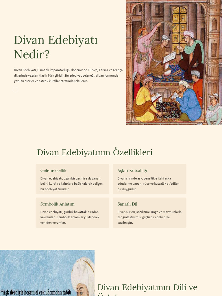 Divan Edebiyati Nedir | PDF