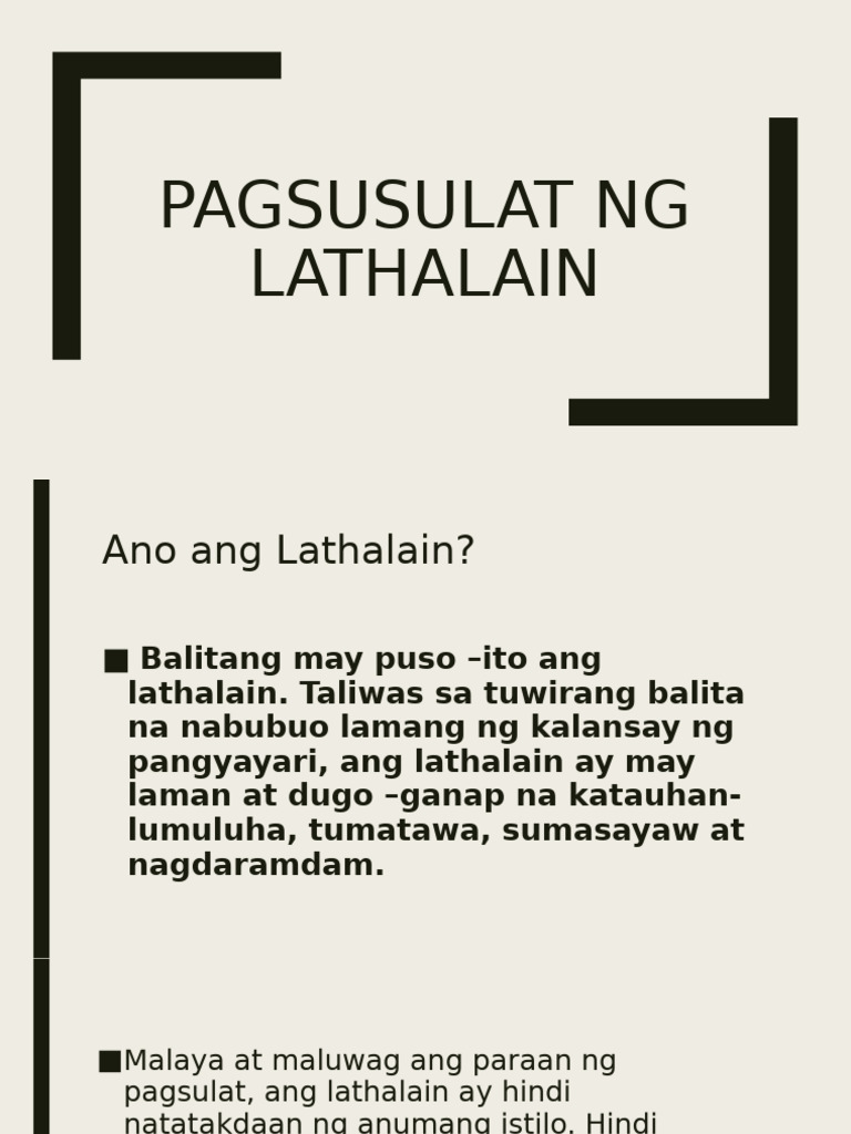 Group 3 and 4 Lathalain | PDF