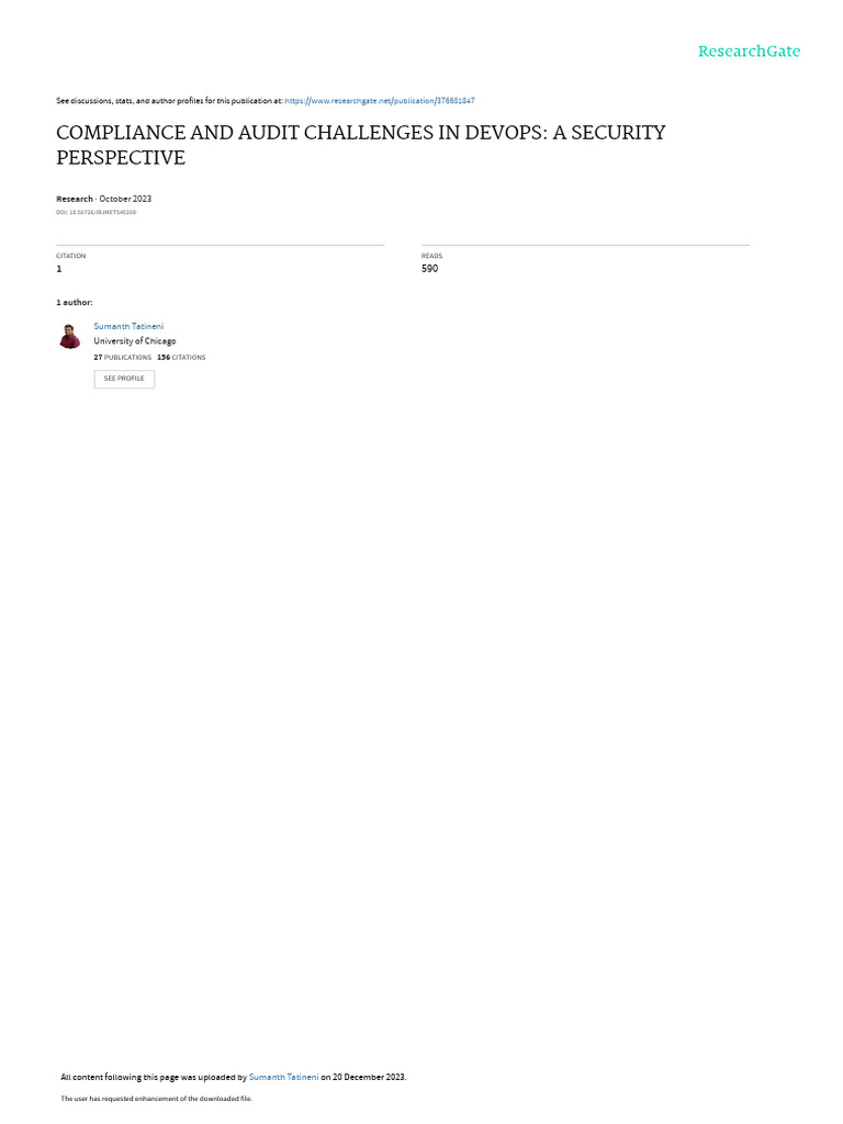 ResarchGate - Fin Irjmets1697523531 | PDF | Computer Security | Security