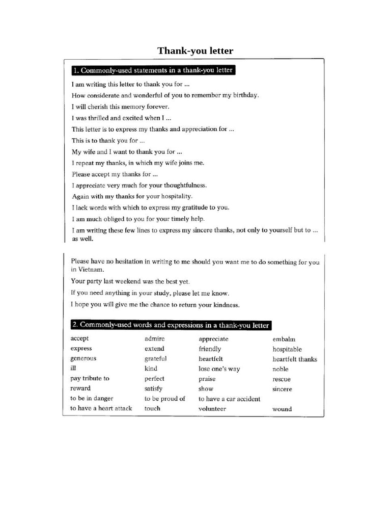 Commonly-Used in A Letter | PDF