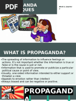 Understanding Propaganda Techniques | PDF | Propaganda | Brand