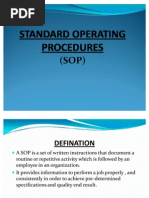 SOP For Textile and Garments | PDF