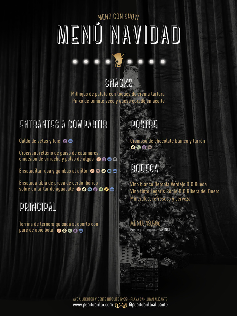 Navidad Menu Esp | PDF
