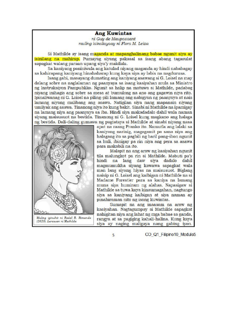 Sipi Ang Kuwintas | PDF