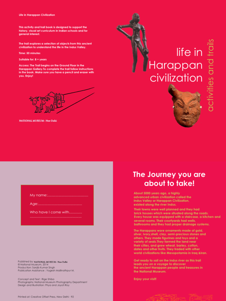 Life in Harappan Civilization Activity Booklet | PDF | Pottery