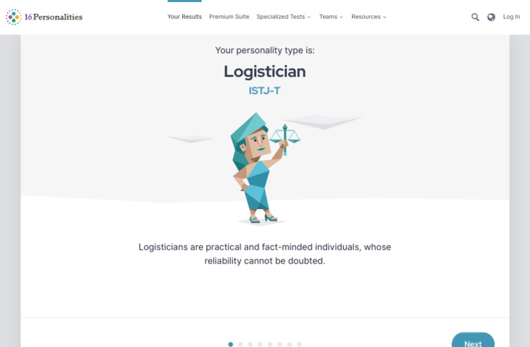 ISTJ Personality (Logistician) 16Personalities | PDF