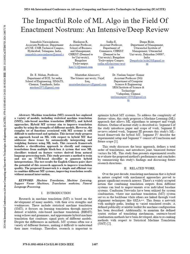 Scopus paper_6_corresponding author | PDF | Statistical Classification ...