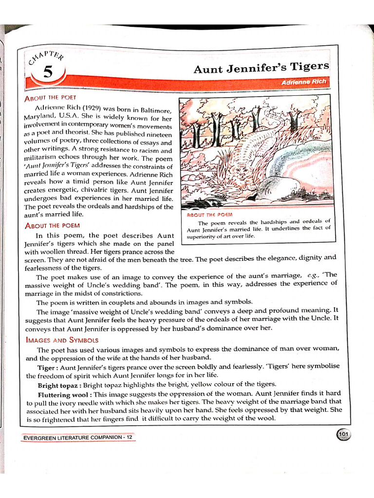 AUNT JENNIFER'S TIGERS | PDF