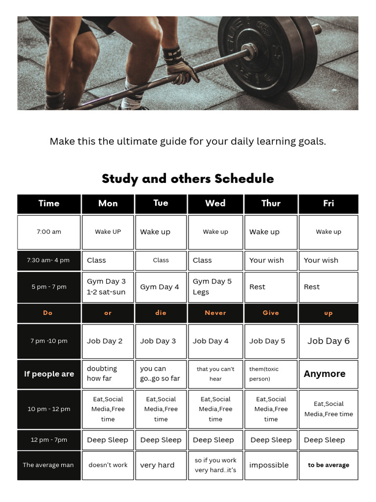Make This The Ultimate Guide For Your Daily Learning Goals. | PDF