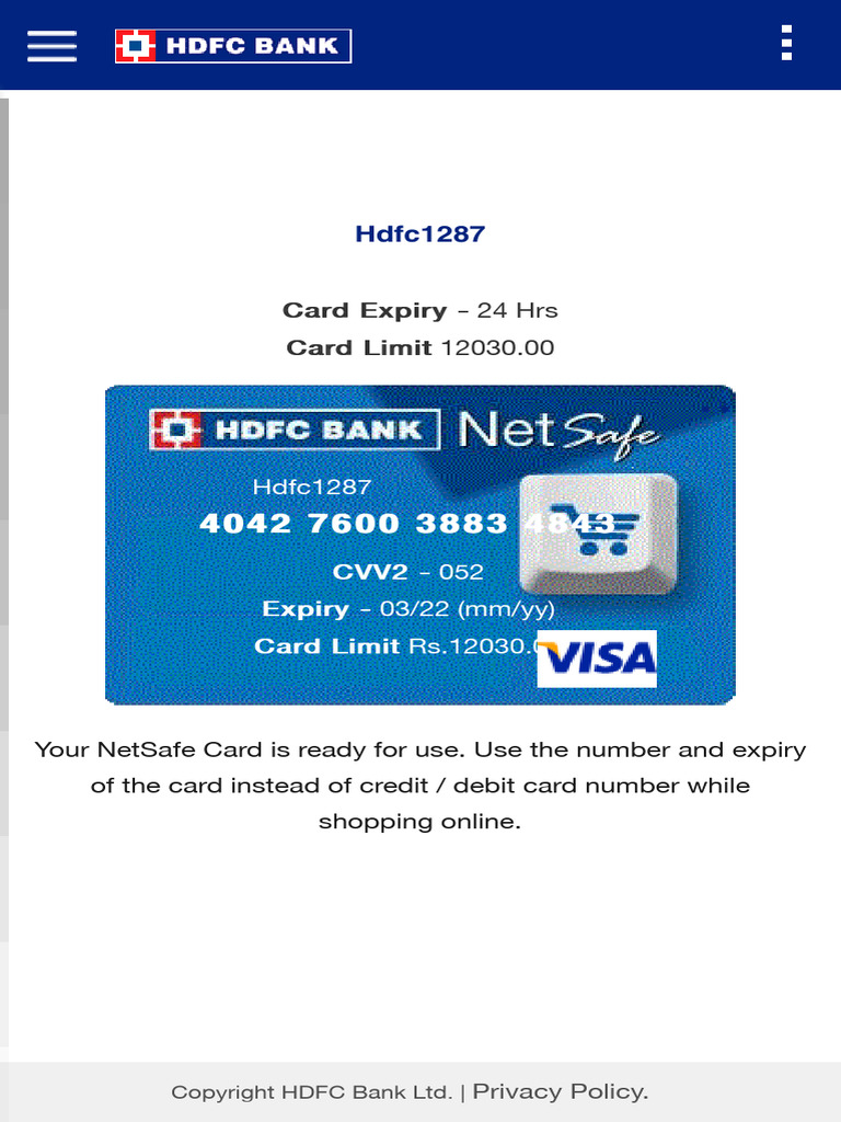 NetSafe Wallet - New Card | PDF
