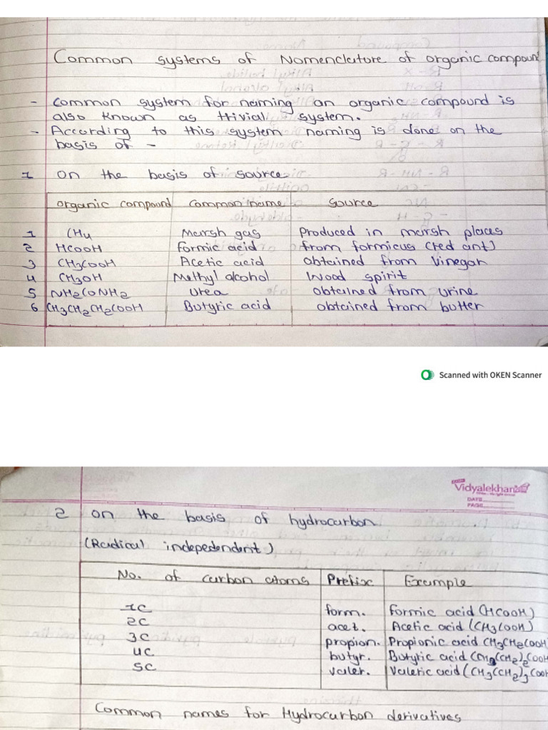 Nomenclature Rules | PDF