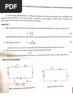 Exp 4 - Galvanometer Resistance - Half Deflection Method | PDF | Electromagnetism | Electricity