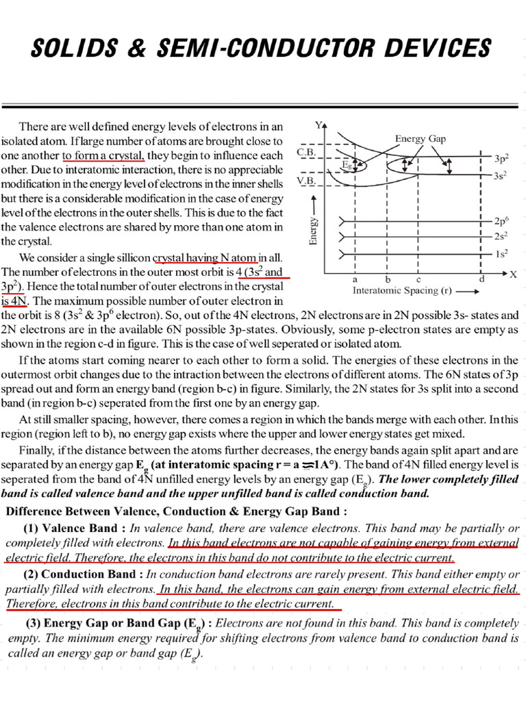 Semiconductor 1 | PDF