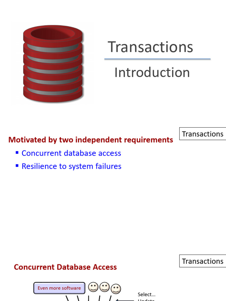 Lecture - Transactions and properties | PDF | Database Transaction | Acid