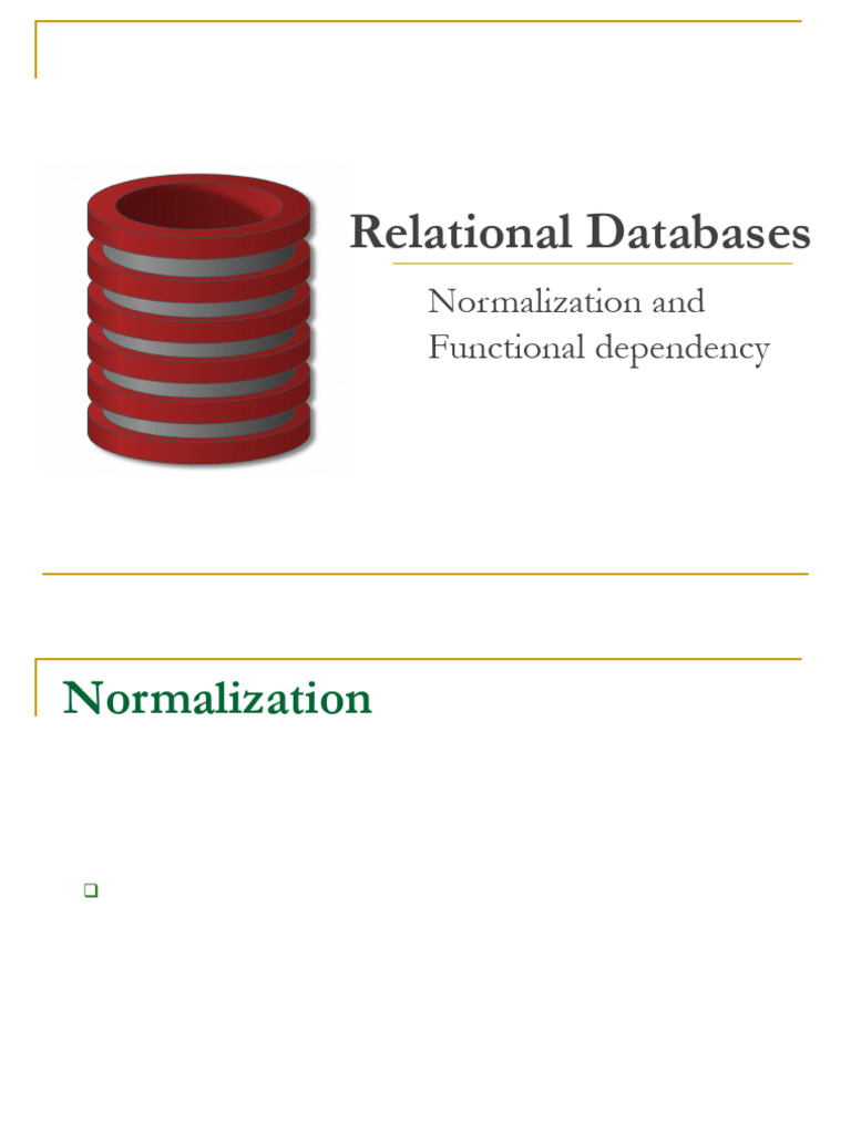 Lecture - 15&16 - Functional Dependency | PDF | Databases | Relational Model
