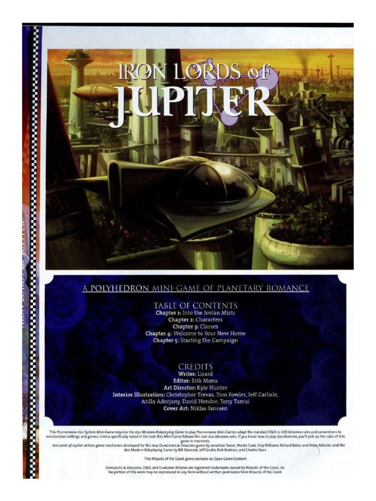 Iron Lords of Jupiter Polyhedron | PDF