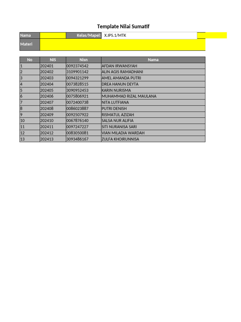 Sumatif Kls x Mtk | PDF