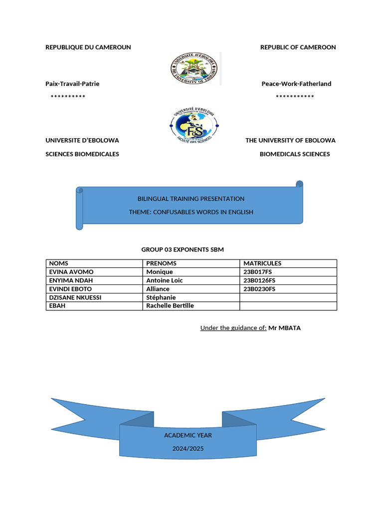 Expose Forbi | PDF | English Language | Vocabulary