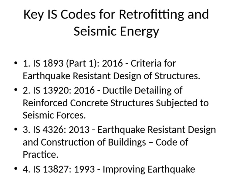 Recreated Key Is Codes Retrofit Seismic | PDF