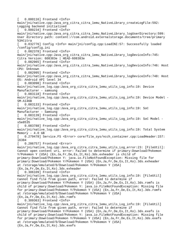Citra Log.txt.Old | PDF | Computing | Computer Science